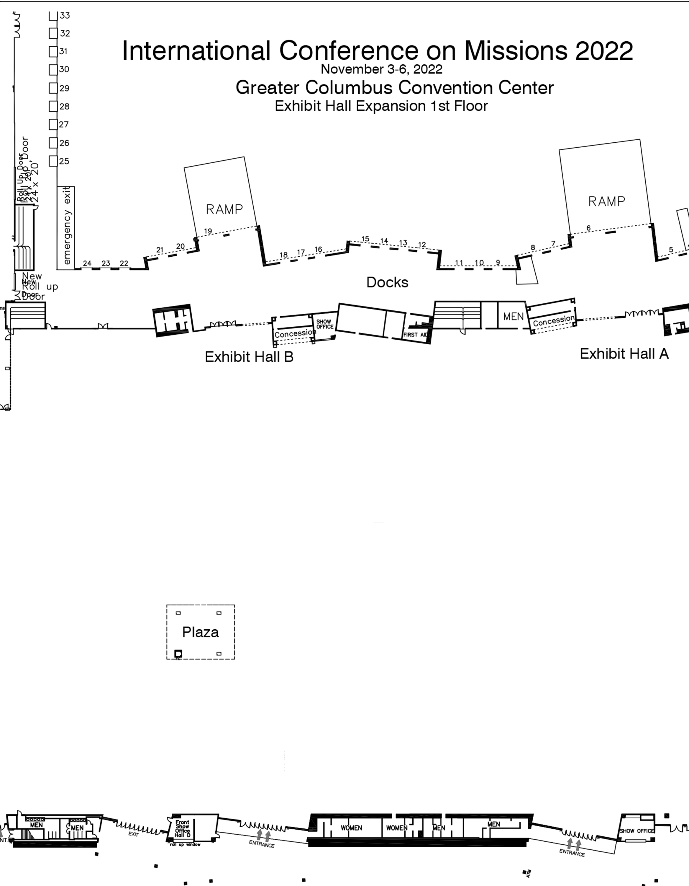 2022 ICOM Conference Exhibitor Floor Plan